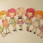 Violet - Articulated Paper Doll Print on Luulla